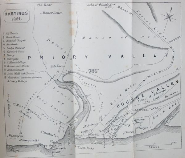Cousins 1291 Map - Historical Hastings