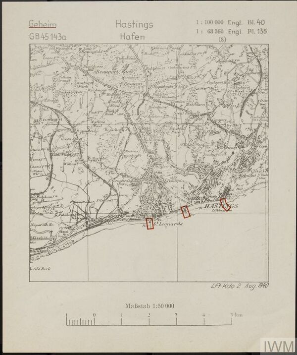 Luftwaffe Target Folder - Historical Hastings